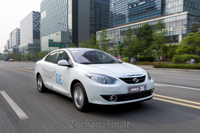 Renault Samsung seeks image upgrade with electric SM3 - The Korea Herald