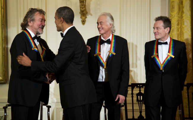 Letterman, Hoffman, Zeppelin receive Kennedy Center Honors - The Korea ...
