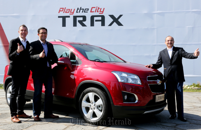 Korea-made Chevrolet Trax unveiled - The Korea Herald
