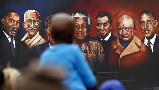 Nelson Mandela Martin Luther King Mahatma Gandhi Hamas Sees Gaza