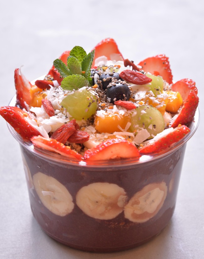 Acai bowls at Garosugil - The Korea Herald