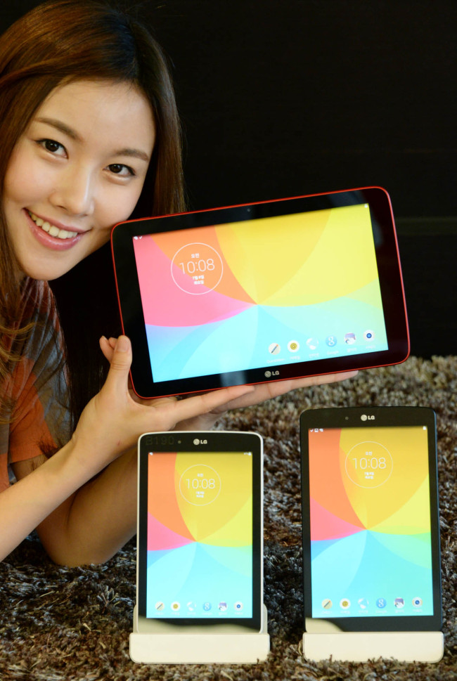 LG to start sales of three new G Pad tablets - The Korea Herald