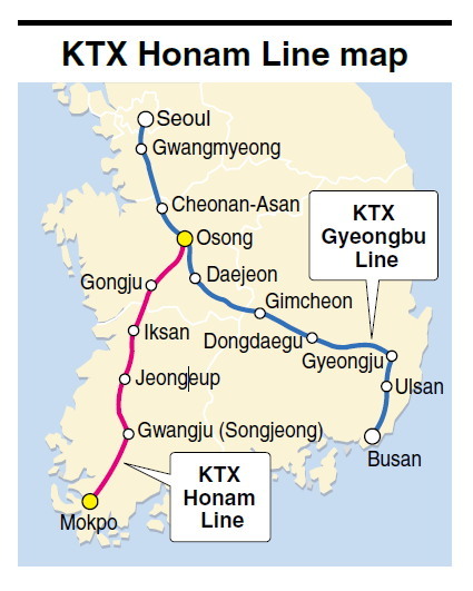 Southwest gets faster rail service - The Korea Herald