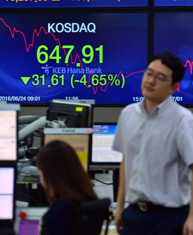 KOSPI to plunge below 1800 points on Brexit: analysts - The Korea Herald