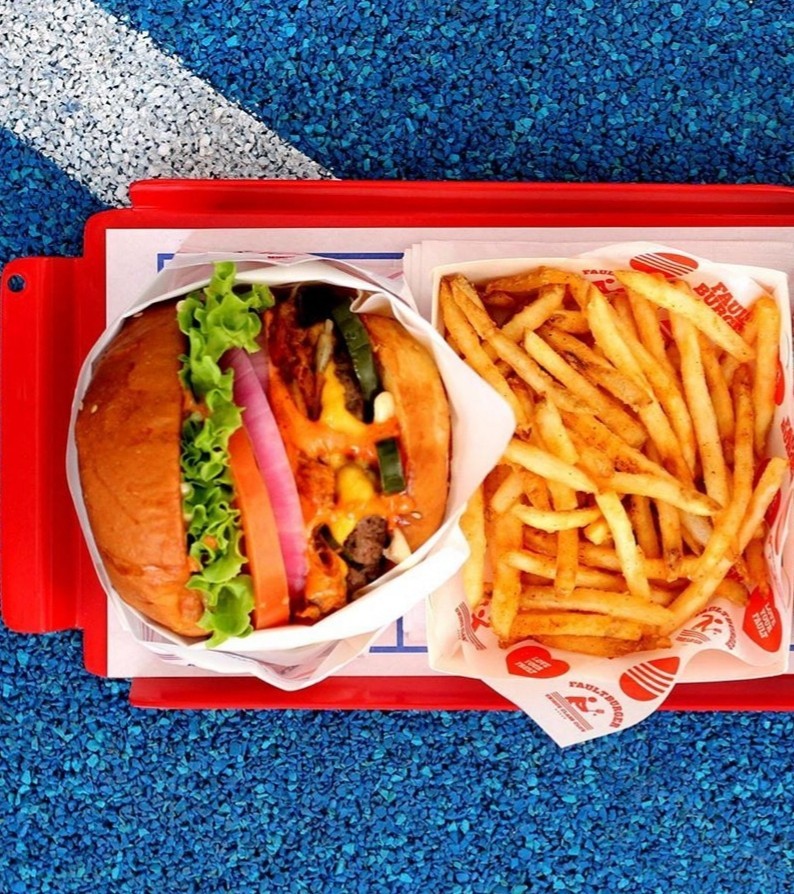 Ovo-lacto vegetarian burger at Fault Burger - The Korea Herald