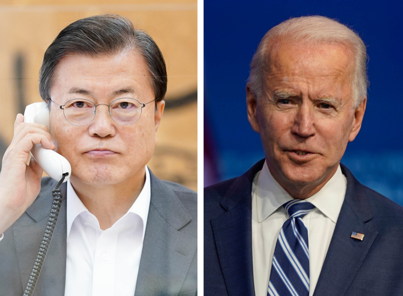 Moon, Biden reaffirm commitment to alliance, cooperation on global ...