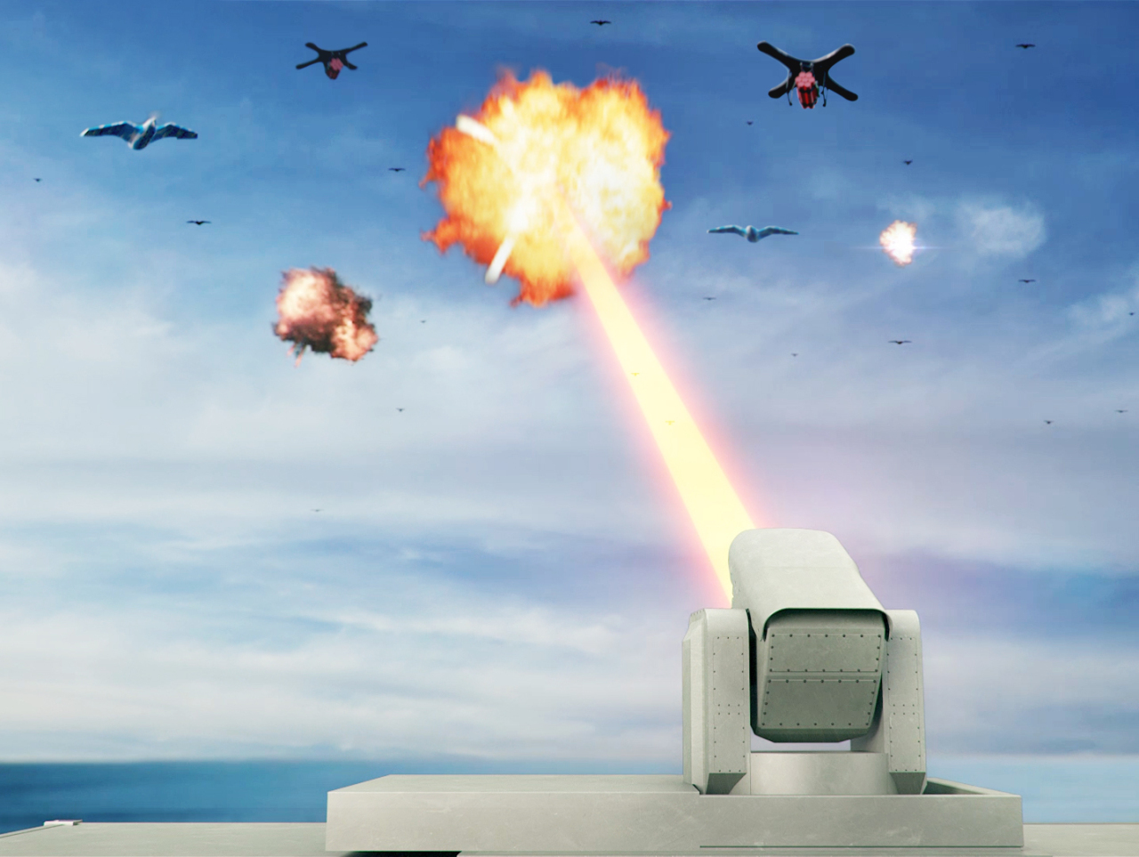 Hanwha to localize laser beam tech to shoot down drones - The Korea Herald