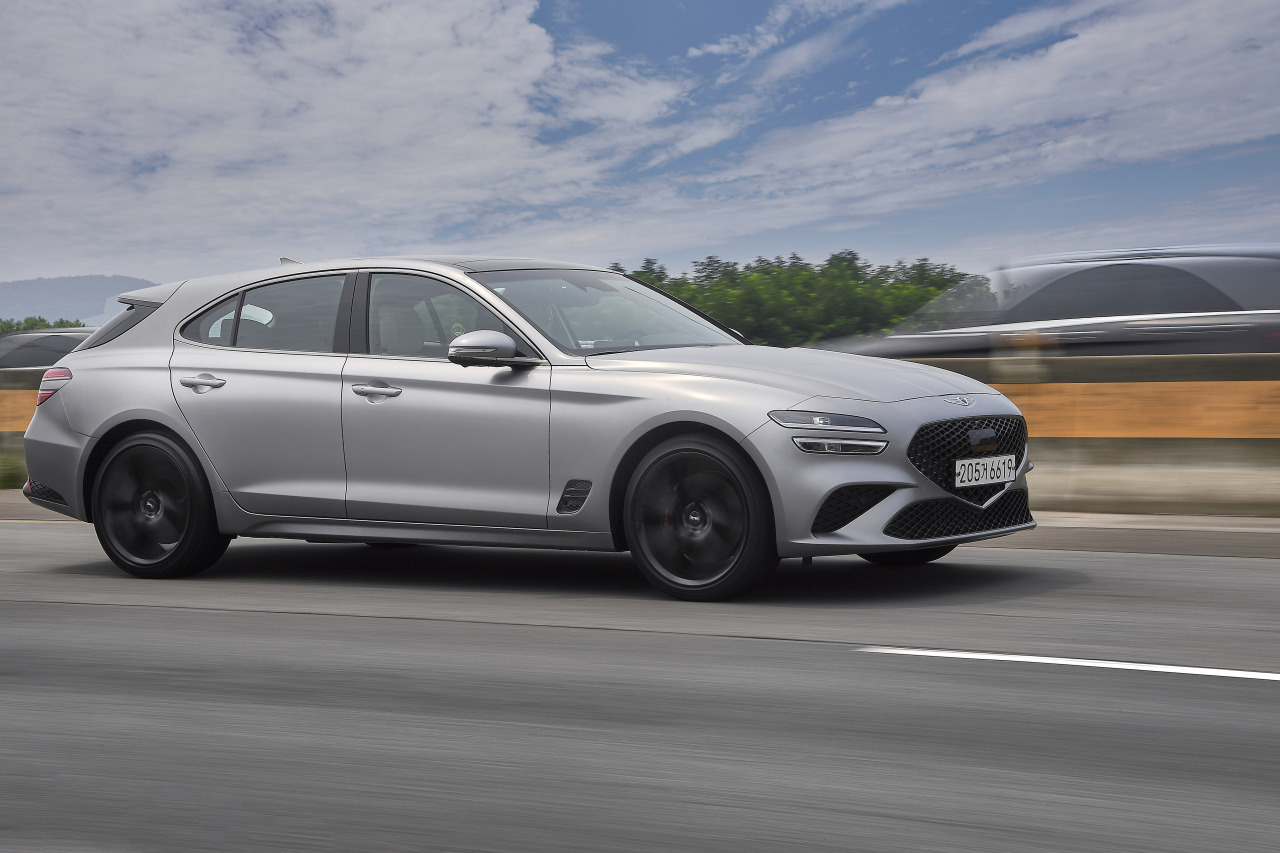G70 Shooting Brake touted as brand‘s heritage mode - The Korea Herald