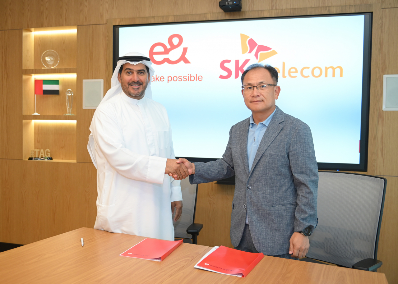 SKT, UAE’s e& Group join hands to launch meterverse service in Middle East - The Korea Herald