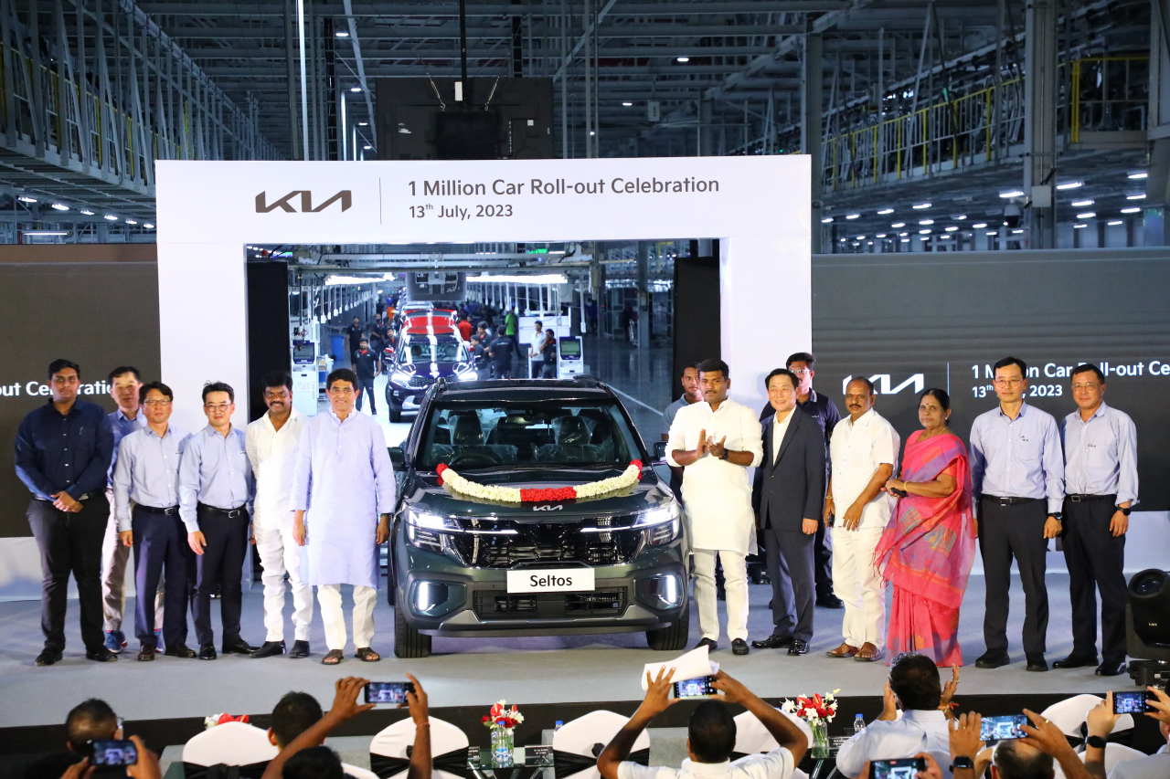 Kia's India plant manufactures 1m vehicles in 4 years - The Korea Herald