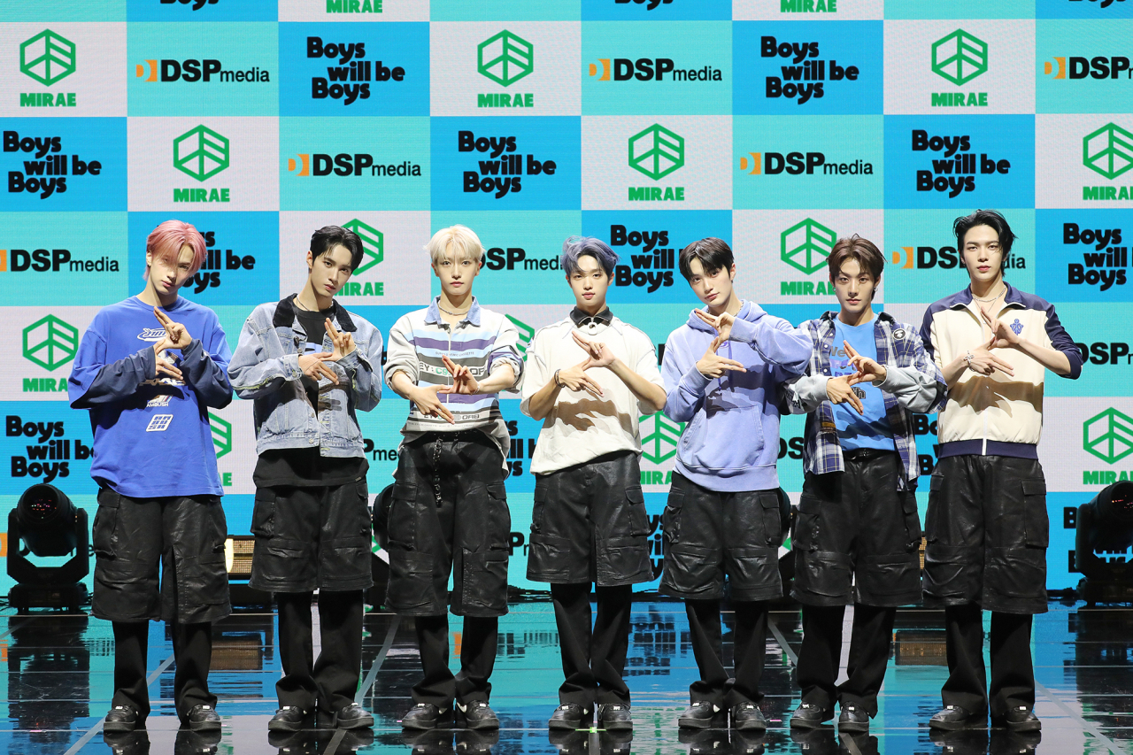 Boy band Mirae drops fresh album 'Boys will be Boys' - The Korea Herald