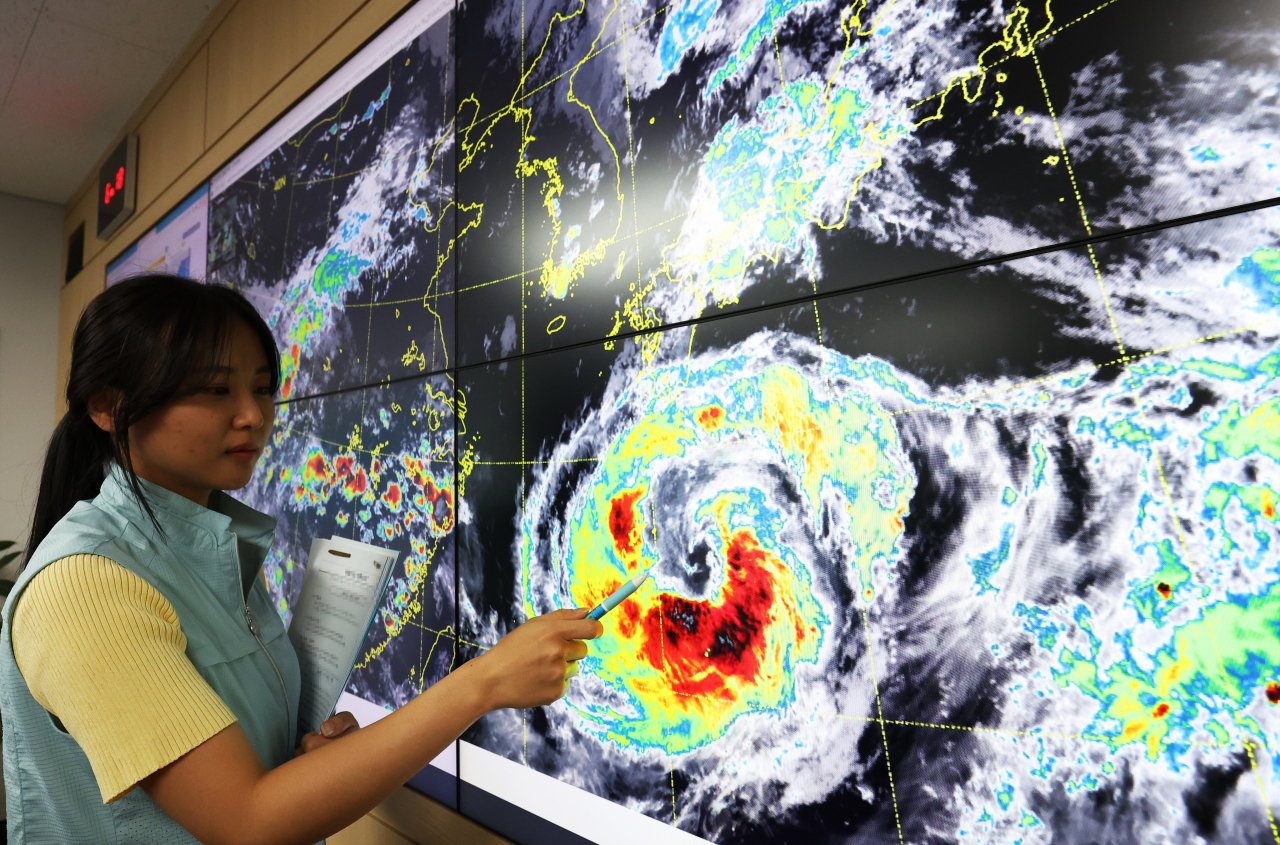 Typhoon Khanun to land on S. Korea's southeast coast this week - The ...