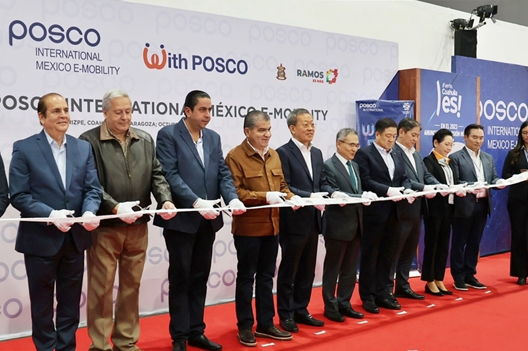 Posco International completes EV parts plant in Mexico - The Korea Herald