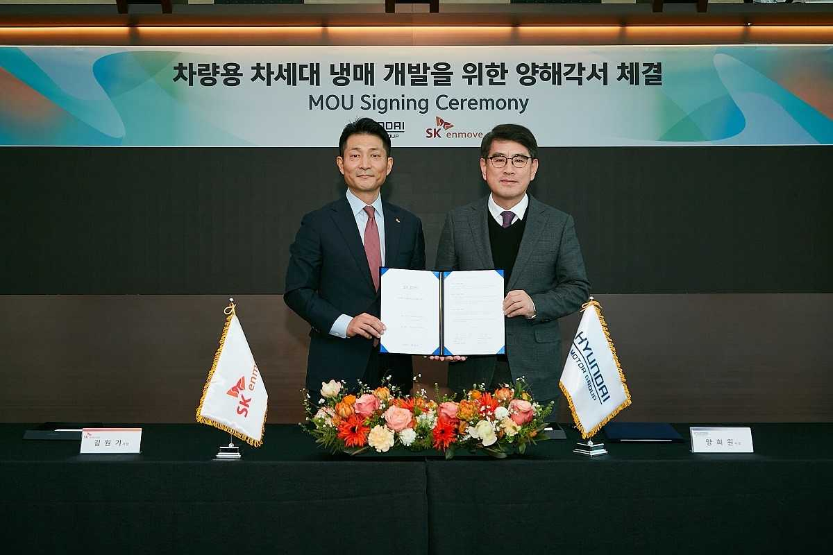 [Photo News] Hyundai-SK partnership - The Korea Herald