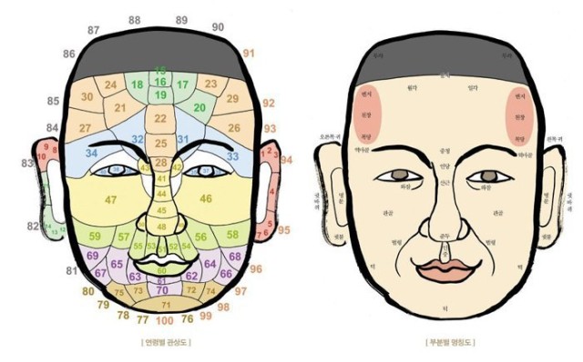 chinese face reading