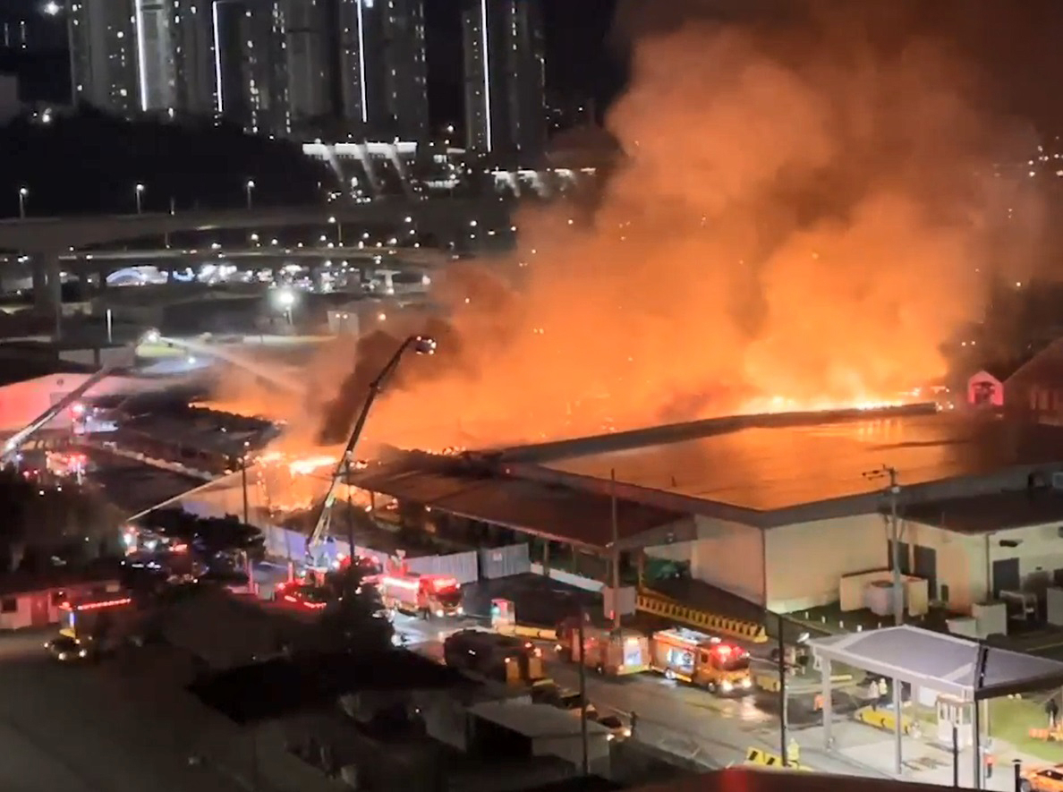 Fire breaks out at USFK storage facility in Busan - The Korea Herald