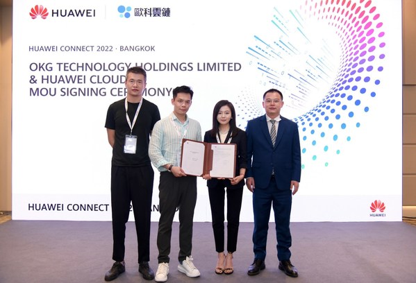 Huawei Cloud signed MoU with OKG Technology Holdings Limited on Huawei ...