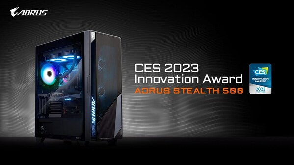 GIGABYTE AORUS STEALTH 500 Computer Assembly Kit Honored with CES 2023 ...