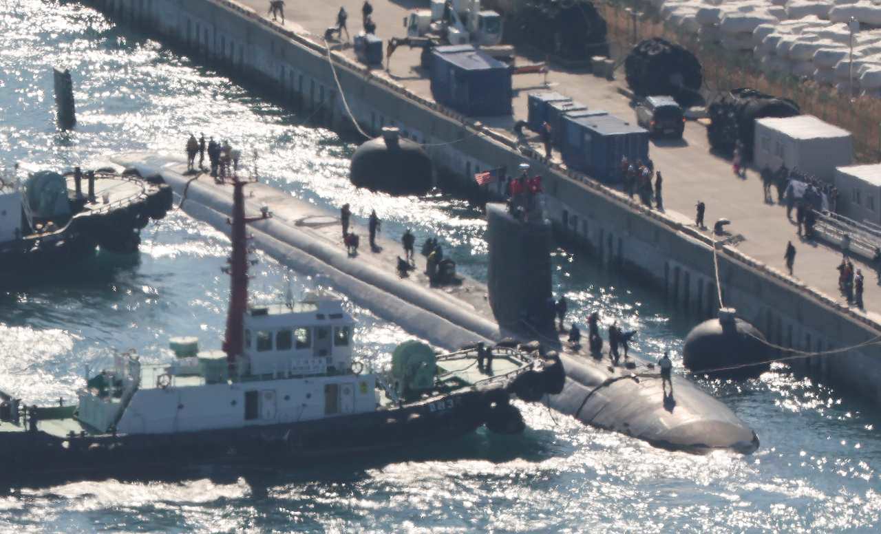 N. Korea bristles at US nuclear submarine in S. Korea, warns ready to ...