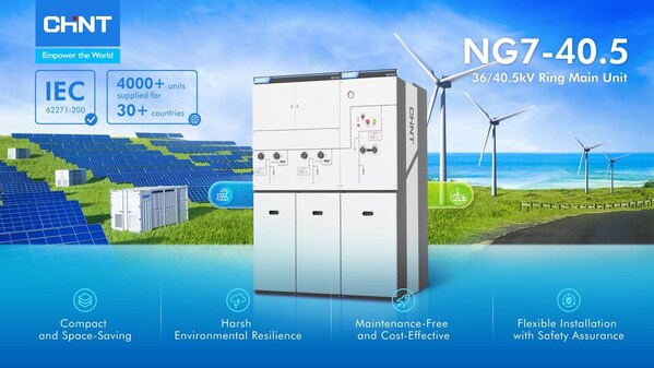 NG7-40.5 SF6 gas-insulated switchgear of CHINT empower global energy transformation and ...