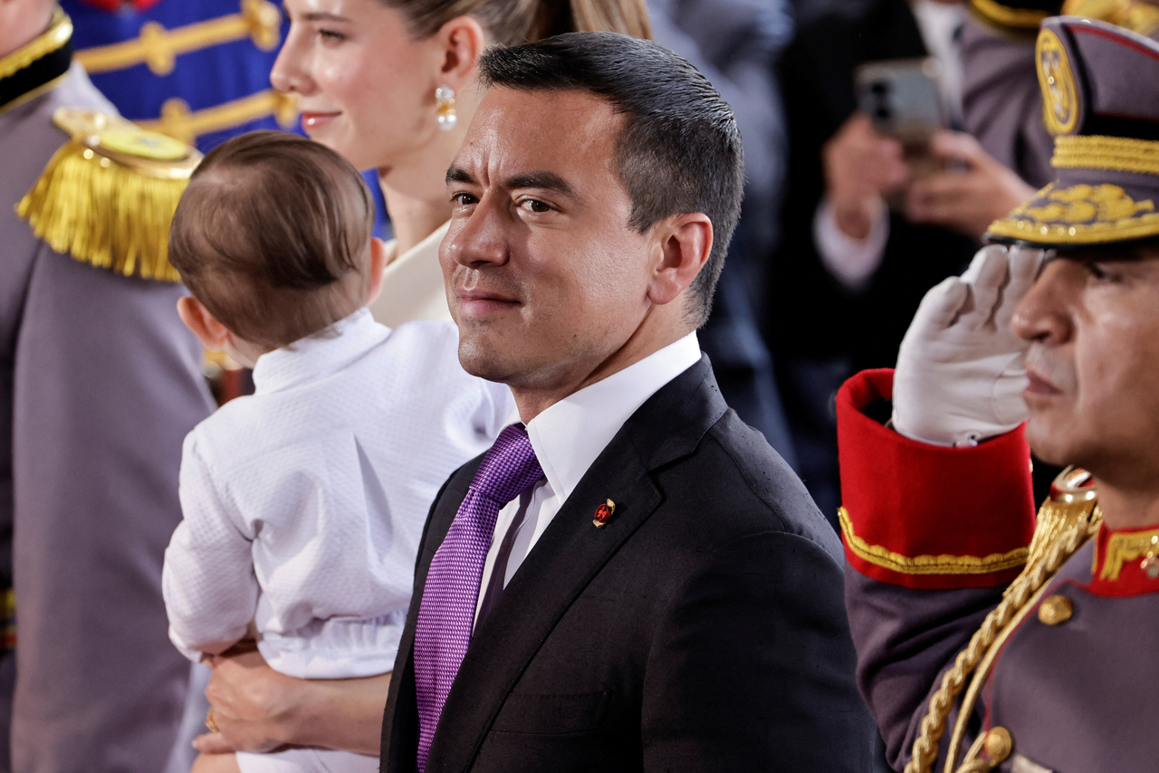 Ecuador's Noboa vows to reduce murders, boost economy at inauguration ...