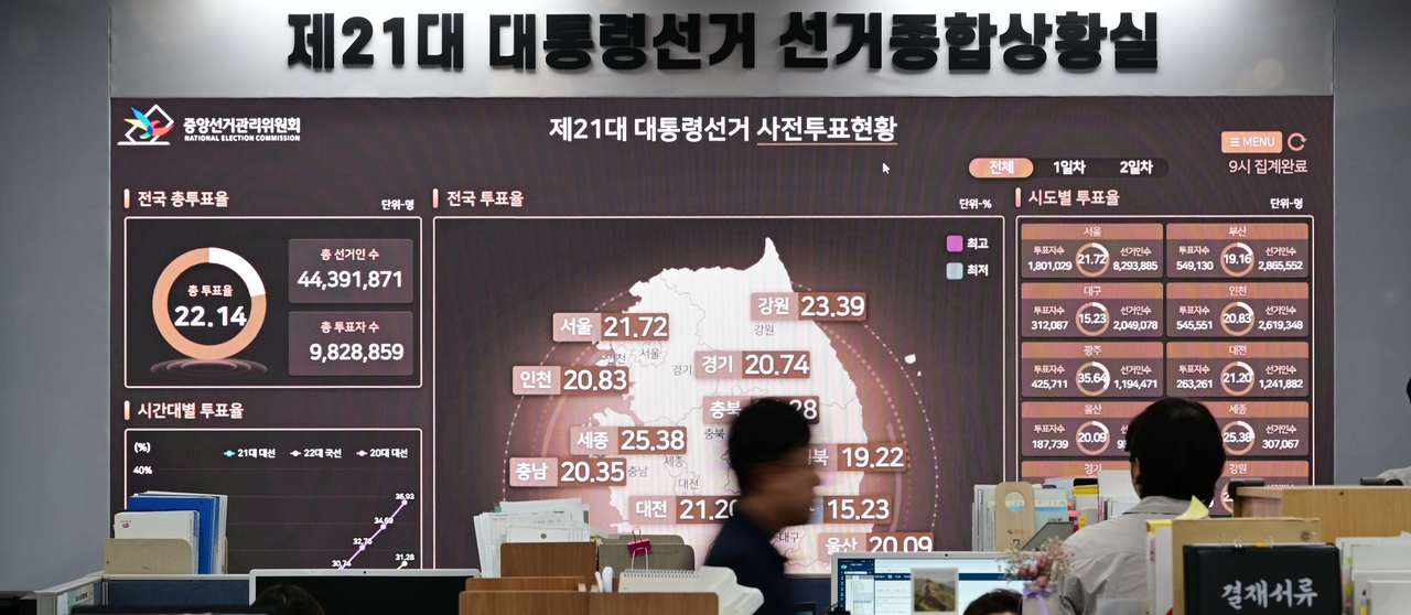 Inside election control room - The Korea Herald