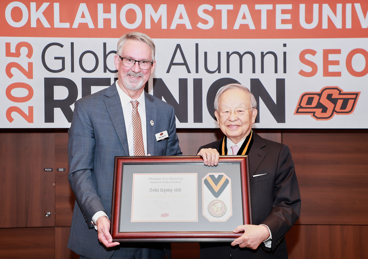 KEF chief awarded OSU’s Henry G. Bennett Global Fellows honor - The Korea Herald