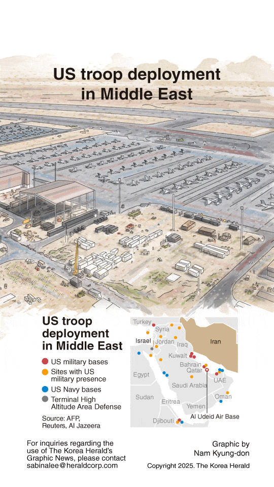 [Graphic News] US troop deployment in Middle East - The Korea Herald