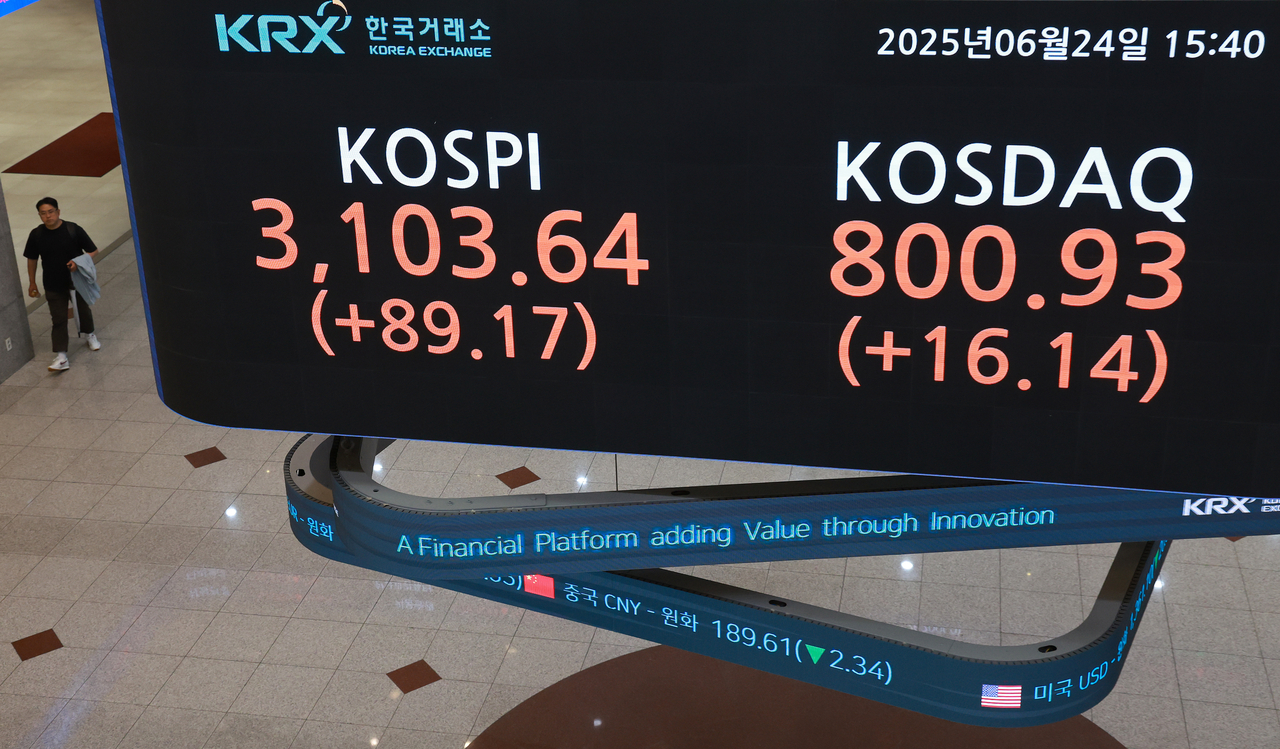 Seoul shares spike to almost 4-year high amid Israel-Iran ceasefire ...