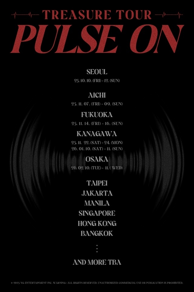 Treasure's Asia Tour Itinerary Revealed - KPOP HIT