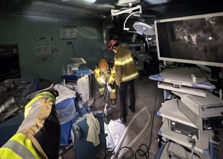 Fire at hospital operating room prompts evacuation of patients and ...