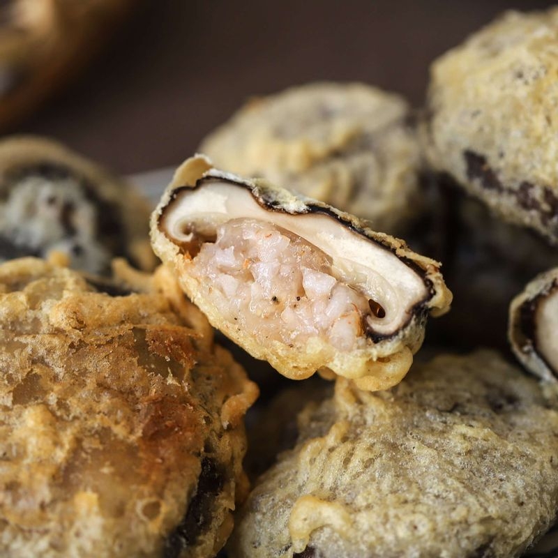 Shiitake mushroom and shrimp tempura - The Korea Herald