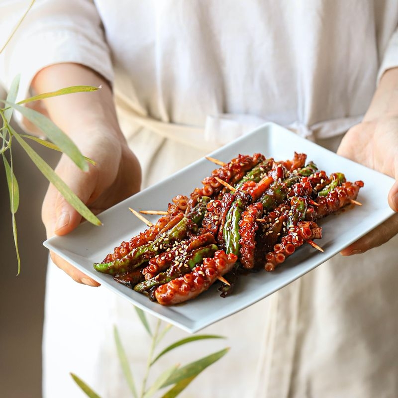 Grilled Octopus Skewers - The Korea Herald