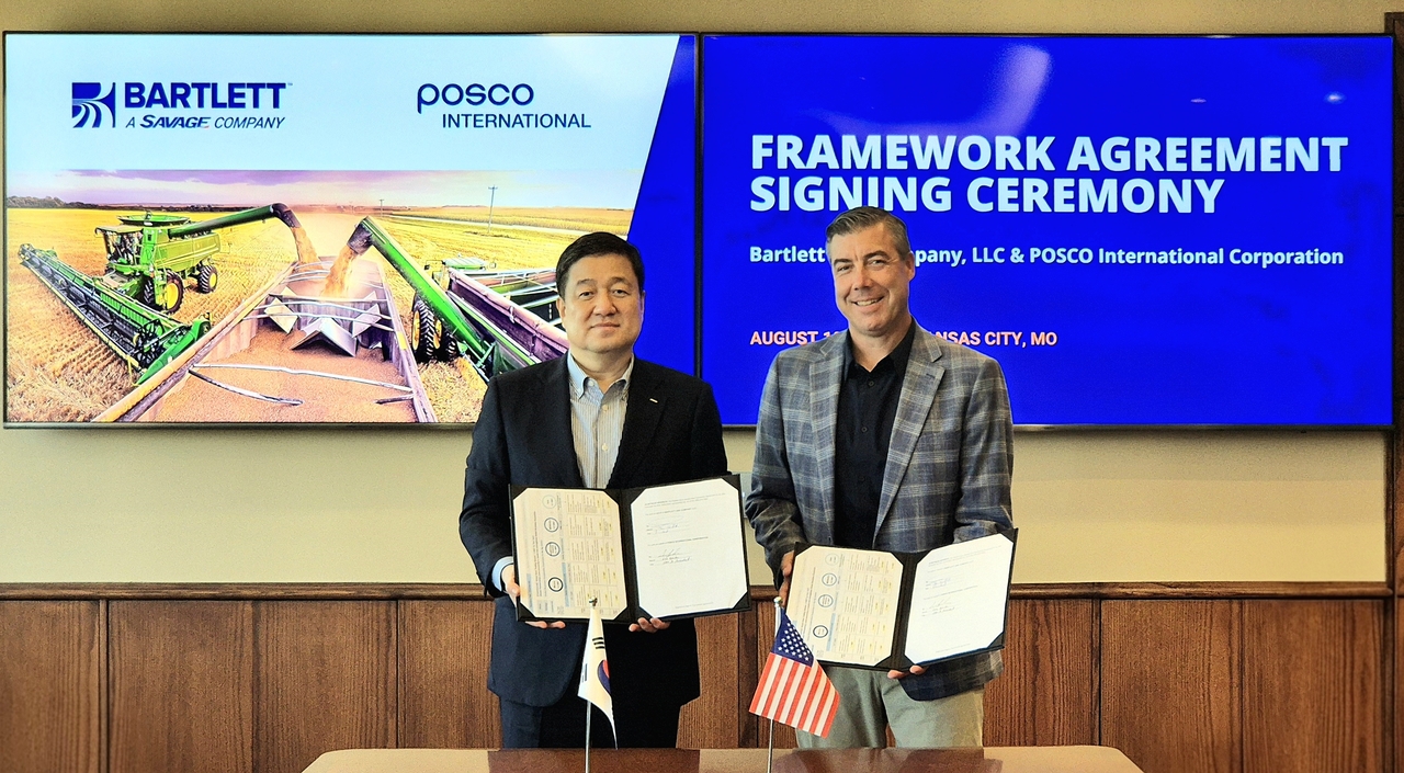 Posco International signs 4m-ton grain supply deal with Bartlett - The ...