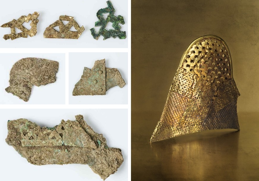 Ancient Silla commander’s remains, gilt-bronze crown fragments unveiled ...