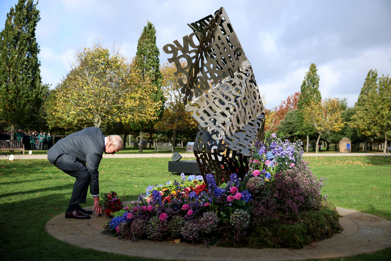 King Charles III dedicates Britain's first national memorial to LGBTQ+ ...