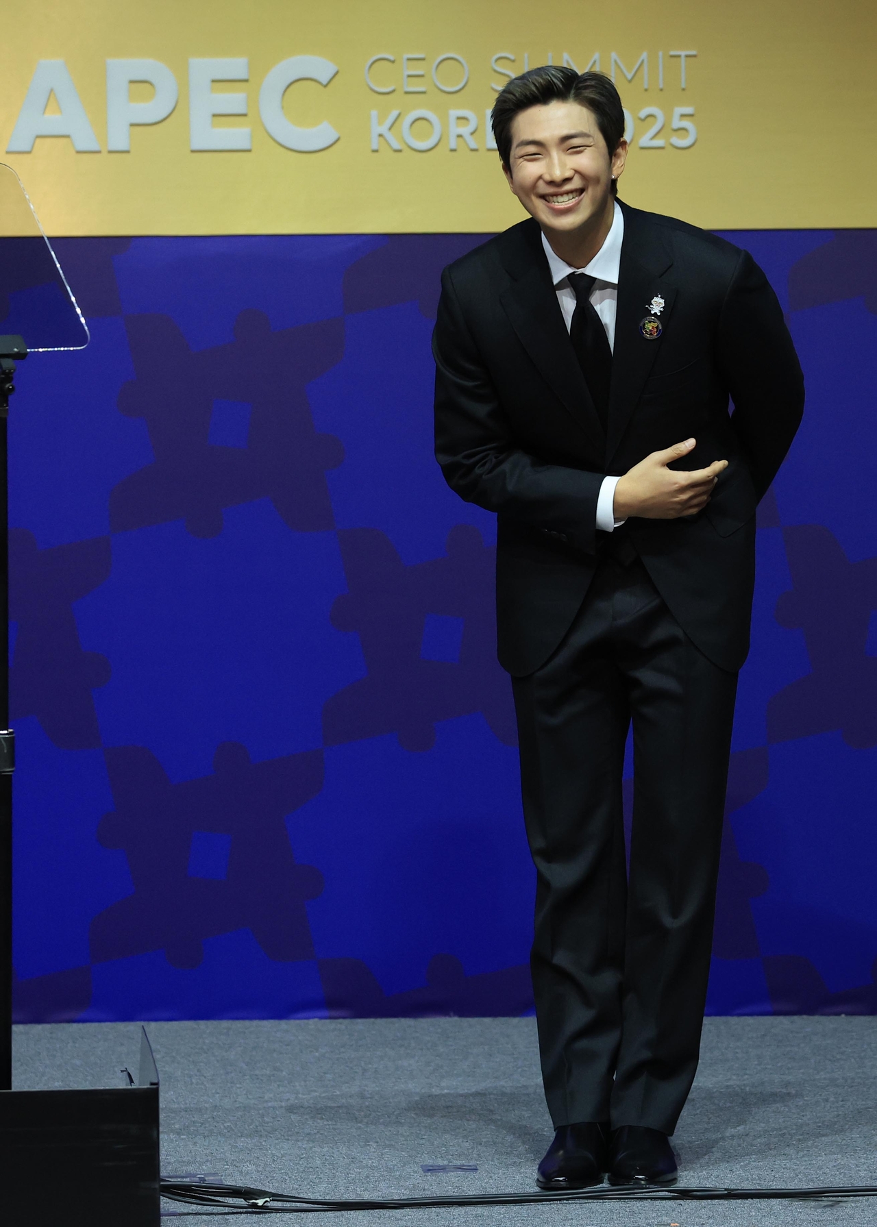 BTS’ RM calls on global leaders to support culture in APEC speech - The Korea Herald