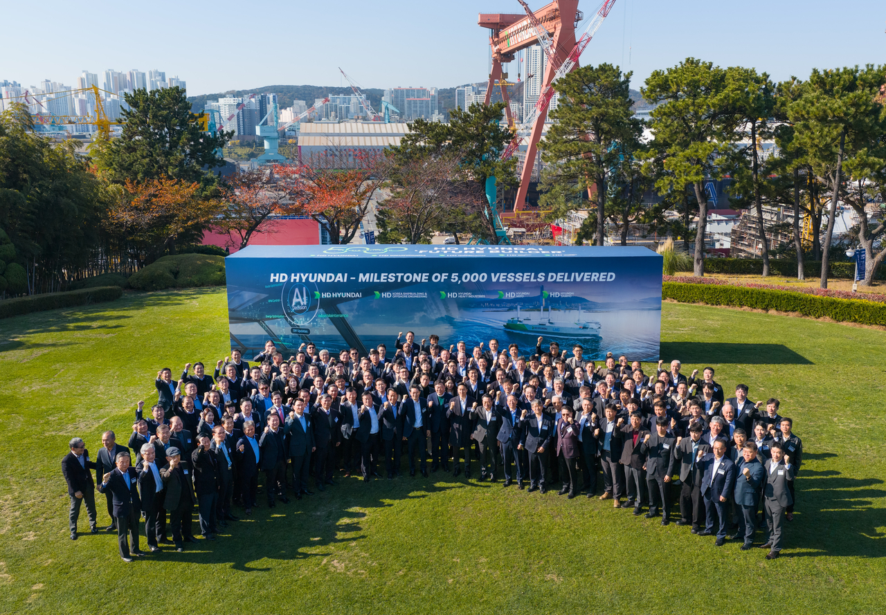 HD Hyundai becomes world’s first to deliver 5,000 ships - The Korea Herald