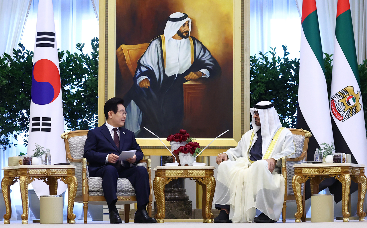 Scenes from President Lee's visit to UAE - The Korea Herald