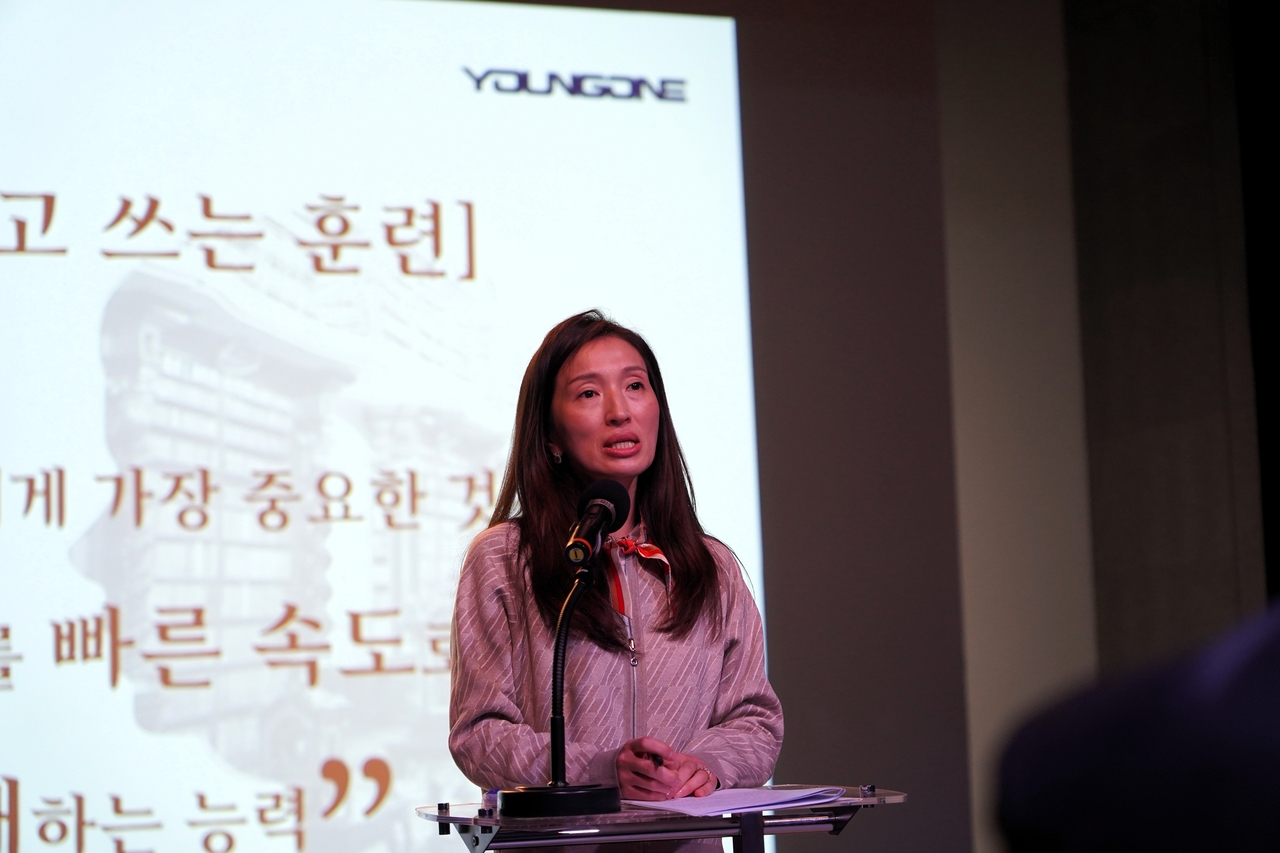 Youngone heiress builds on father’s legacy in Busan lecture - The Korea ...