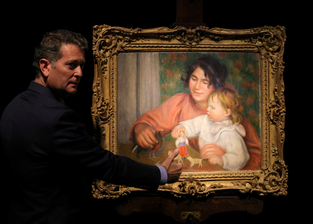 Unknown Renoir painting sells for $2m at auction - The Korea Herald