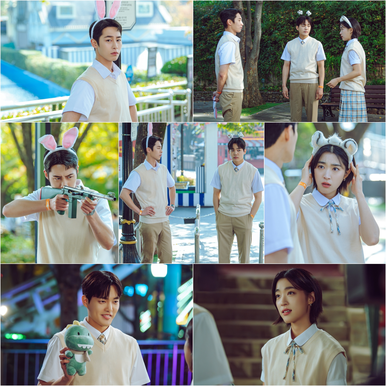 ‘마지막 썸머’ 이재욱X최성은X김건우, 교복 입고 놀이공원 데이트→묘한 삼각 로맨스 - 헤럴드 POP