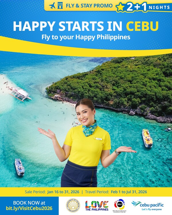 Happy Starts in Cebu: Cebu Pacific Partners with Philippine Tourism ...