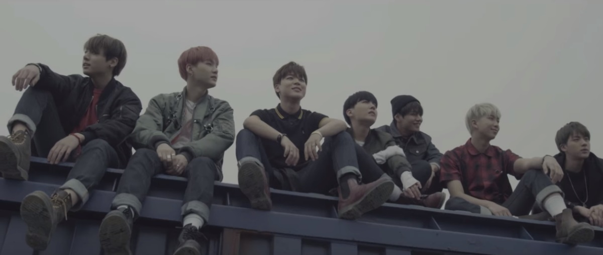 Still from BTS’ “I Need U” music video (Big Hit Entertainment)