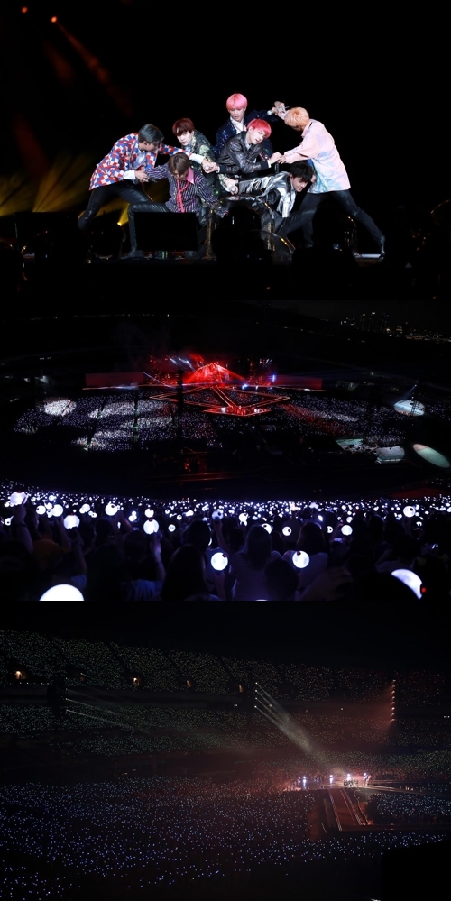[V Report Plus] BTS’ two-day Seoul concert accrues $8.5 mil, 9K in ...