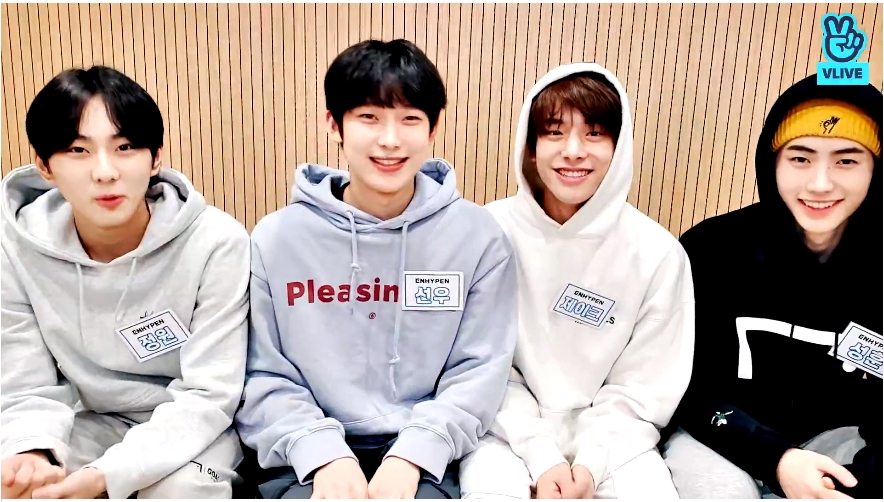 [V Report] Enhyphen talks about shooting profile pics - K-POP HERALD