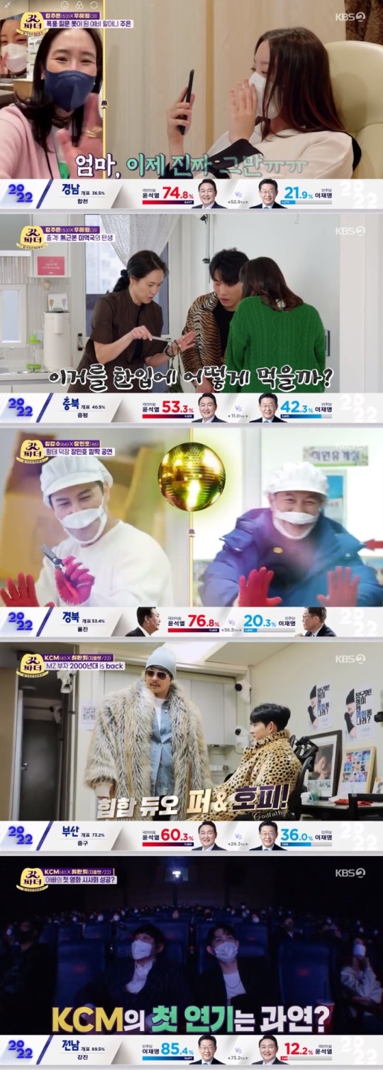 [어게인TV] '갓파더' KCM, 최환희의 깜짝 이벤트에 감동…강주은 사돈과 첫 만남 - 헤럴드 POP