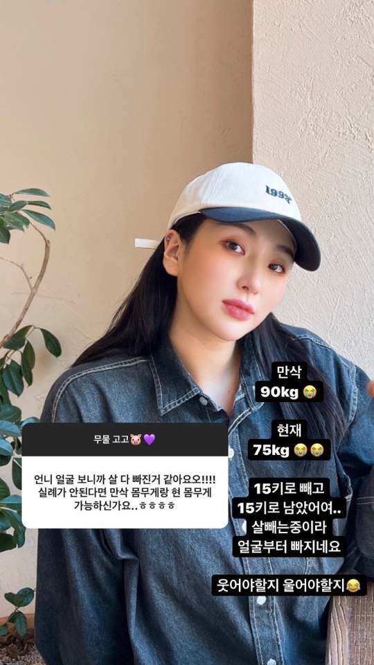 자이언트핑크, 만삭 90kg 얼굴 온데간데..15kg 빼고 미모 회복 - 헤럴드 POP