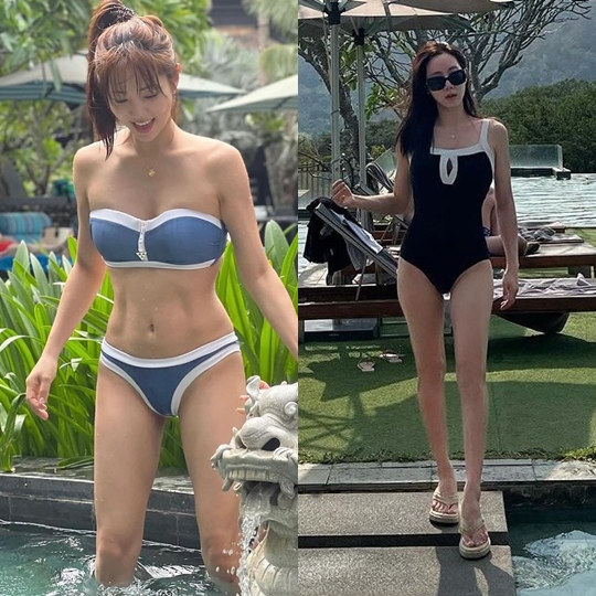 정순주 아나 ""출산 후 19kg 뺐다..현재 48kg" 섹시 비키니 인증 - 헤럴드 POP